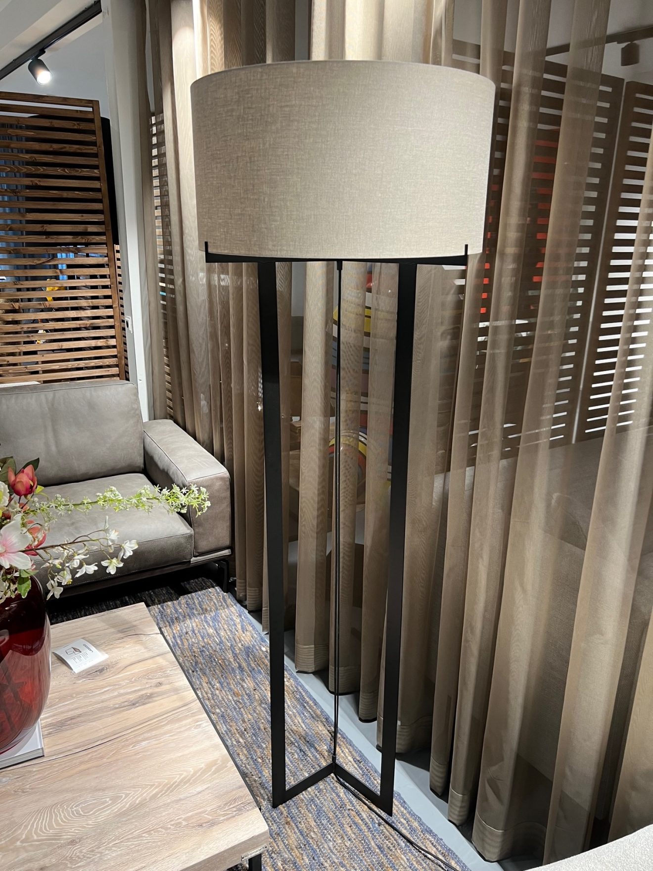 Prachtige taande lamp hoog XXL